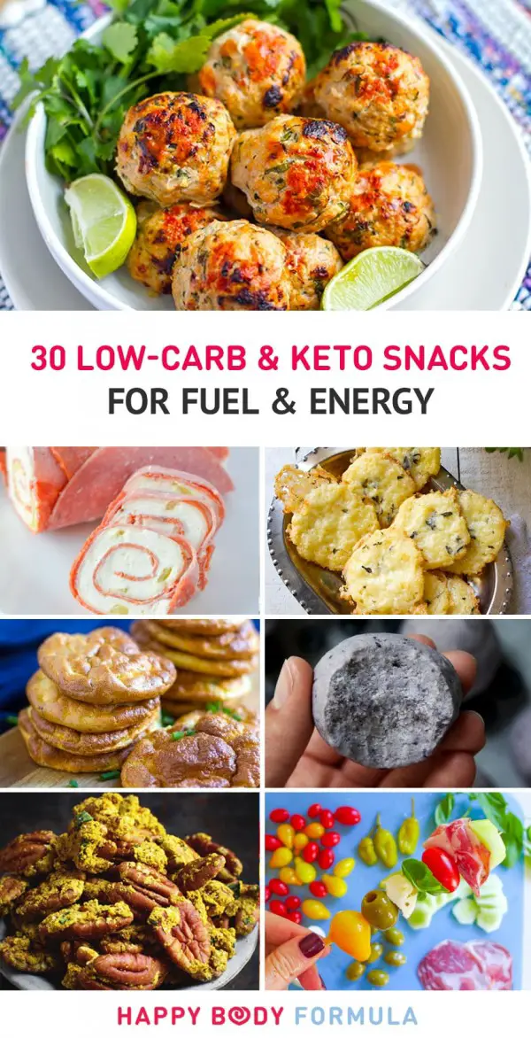 30 Low-Carb & Keto Snacks For Fuel & Energy – Happy Body Formula